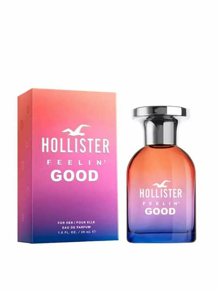 Парфюмированная вода Женская Hollister Женский Feelin' Good For Her 30мл