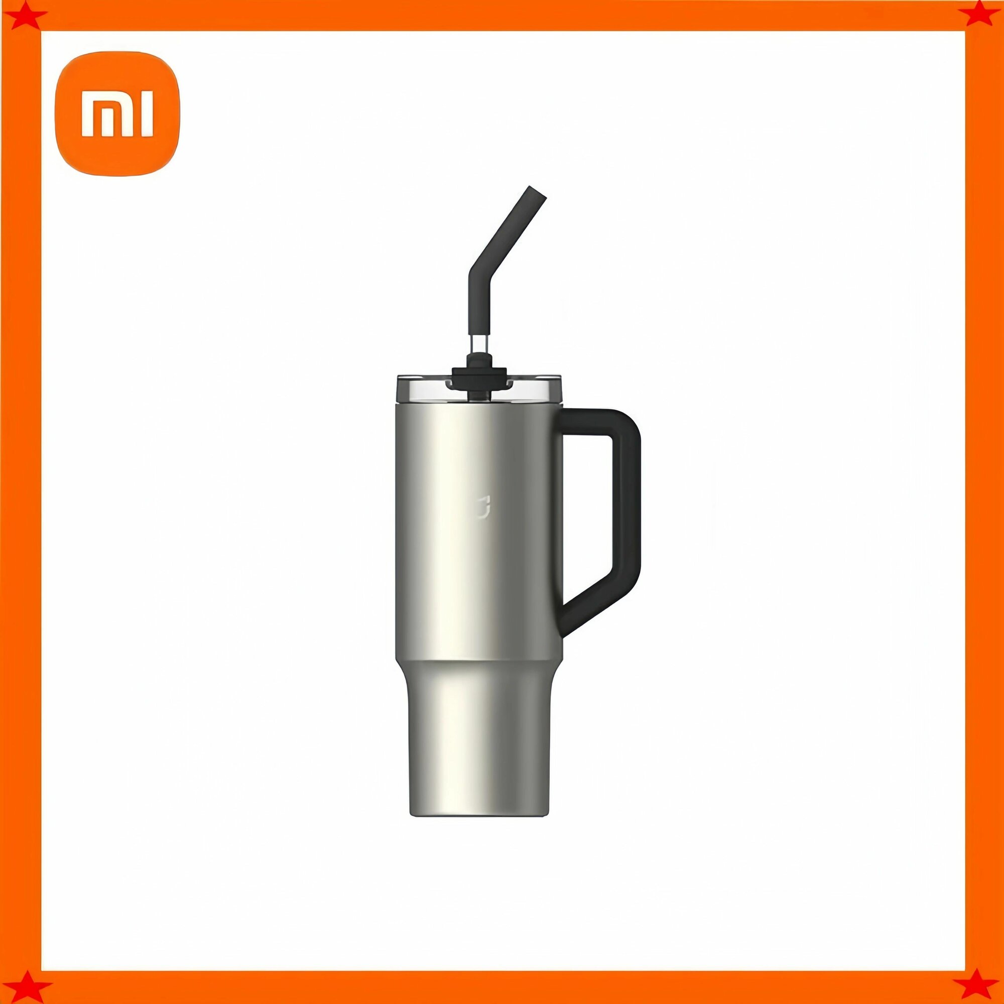 Термокружка Xiaomi, нержавеющая сталь, 1л, сохранение тепла до 6ч