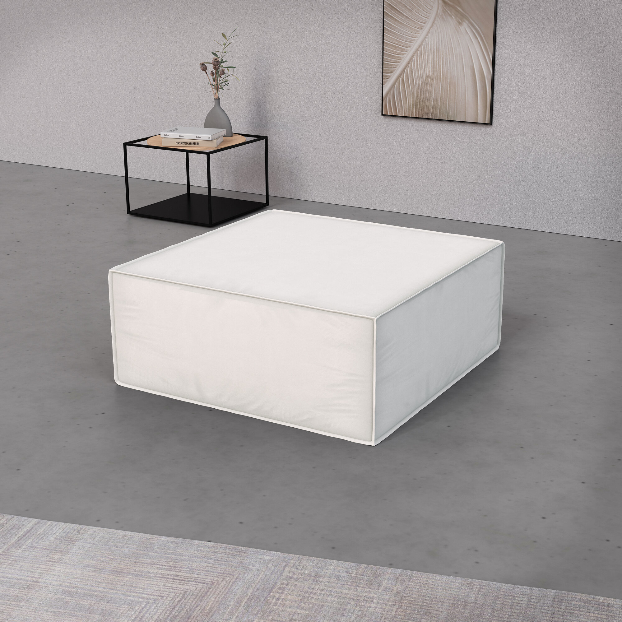 Сиденье модульного дивана MONO Salon Tron, велюр,90x90x35 см