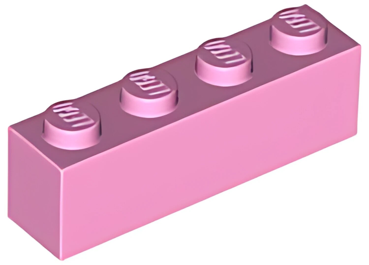 Кирпич LEGO Brick 1 x 4 3010 (6146) Bright Pink U