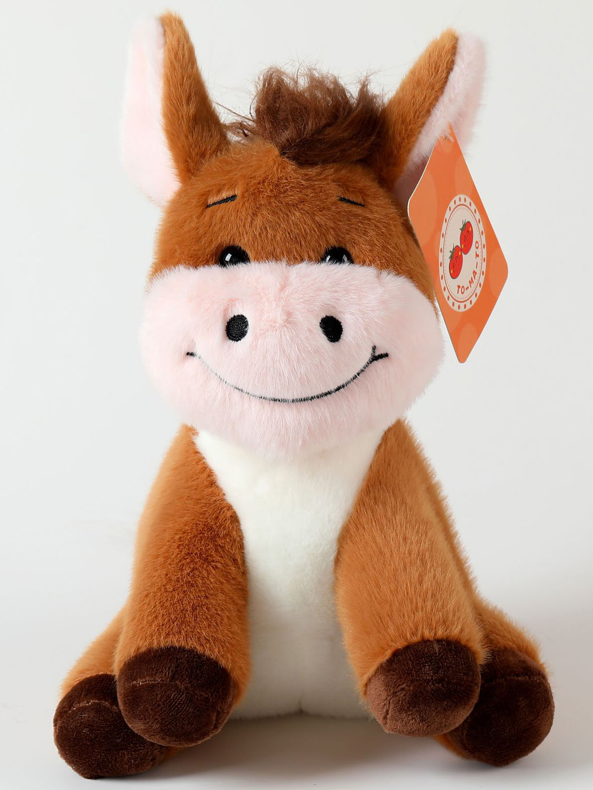 Мягкая игрушка Веселый Ослик 23 см (бурый) (DL702327903BR)