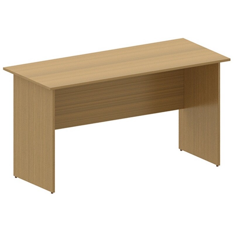Стол рабочий КНР модель Канц 1400 СК21.9, орех, 1400х600х750 мм
