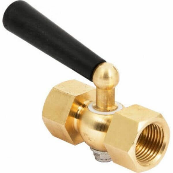 Запорный кран для манометра Росма (1/2", внутр./внутр. резьба)