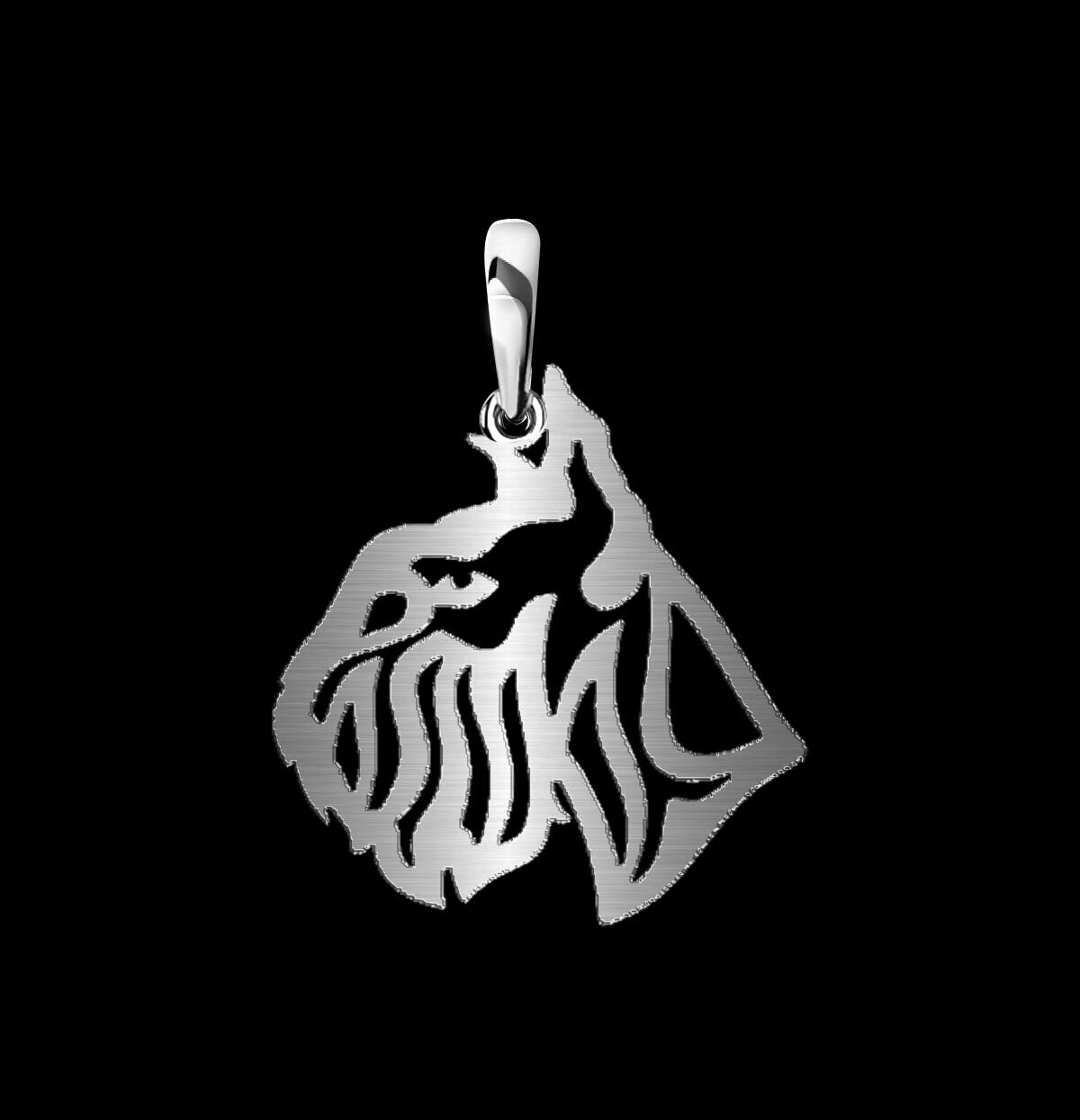 Подвеска Diamond Animal, серебро, 925 проба, родирование