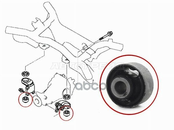 Сайлентблок Mitsubishi ASX 10-20 / Lancer 07-17 Sat арт. ST-3517A003