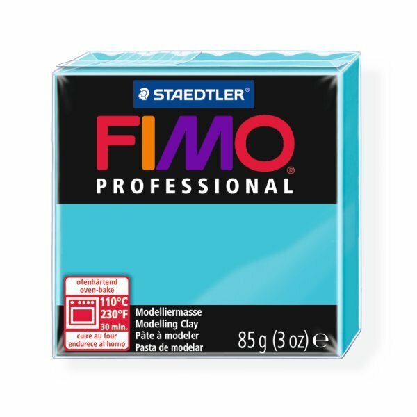 Полимерная глина FIMO Professional, запекаемая в печке, 85 г, бирюзовая (FIMO8004-32)
