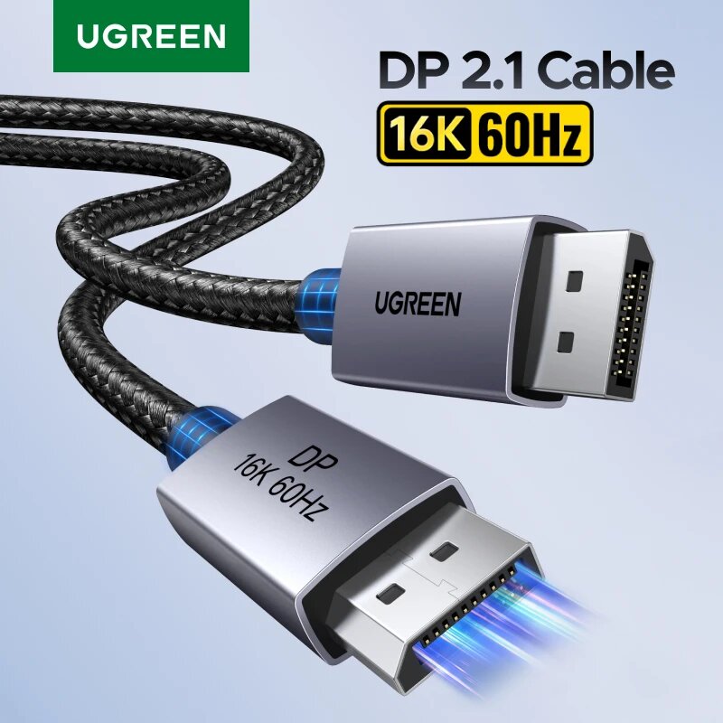 UGREEN DisplayPort кабель DP 2.1 5m — фото 1