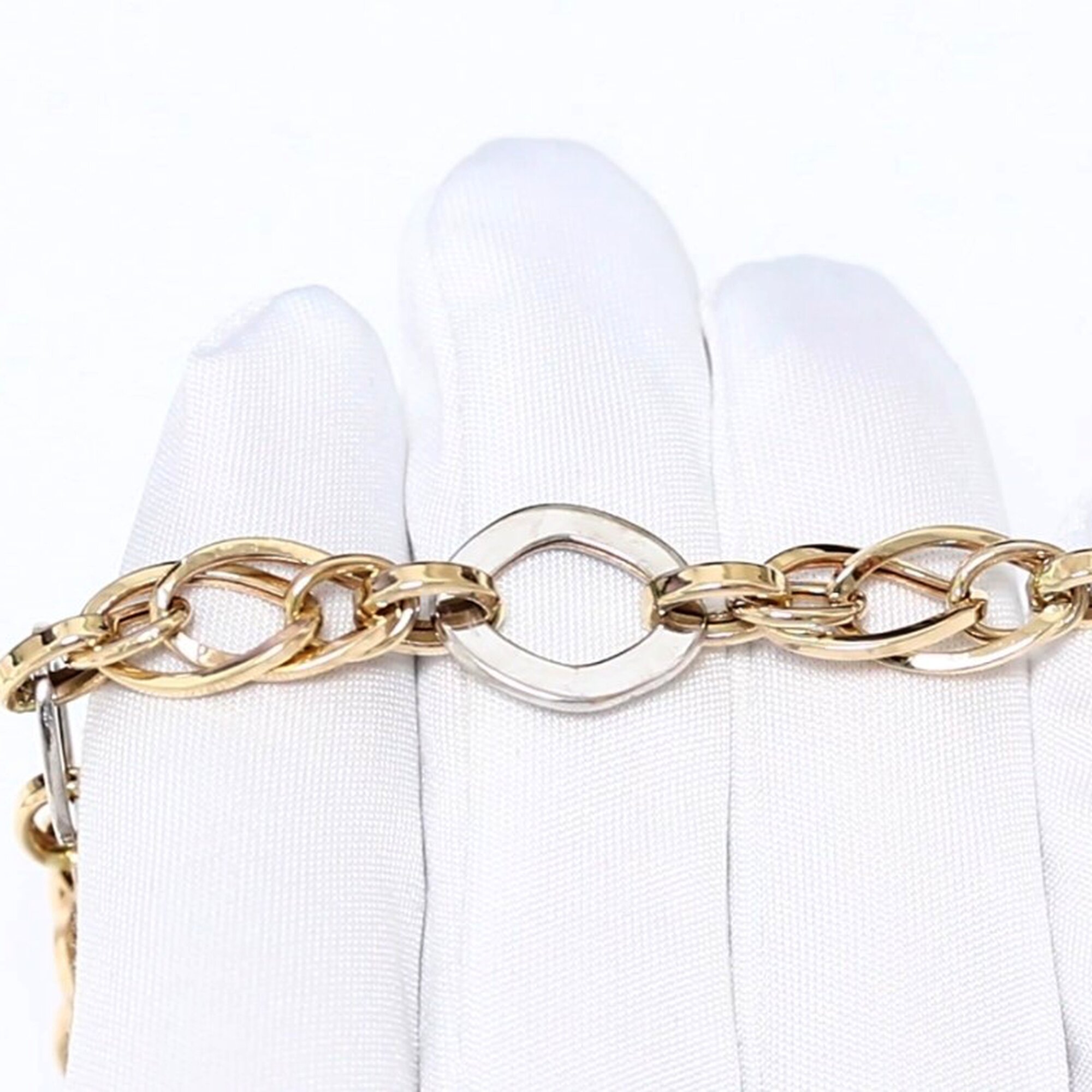 Браслет, желтое золото, 585 проба