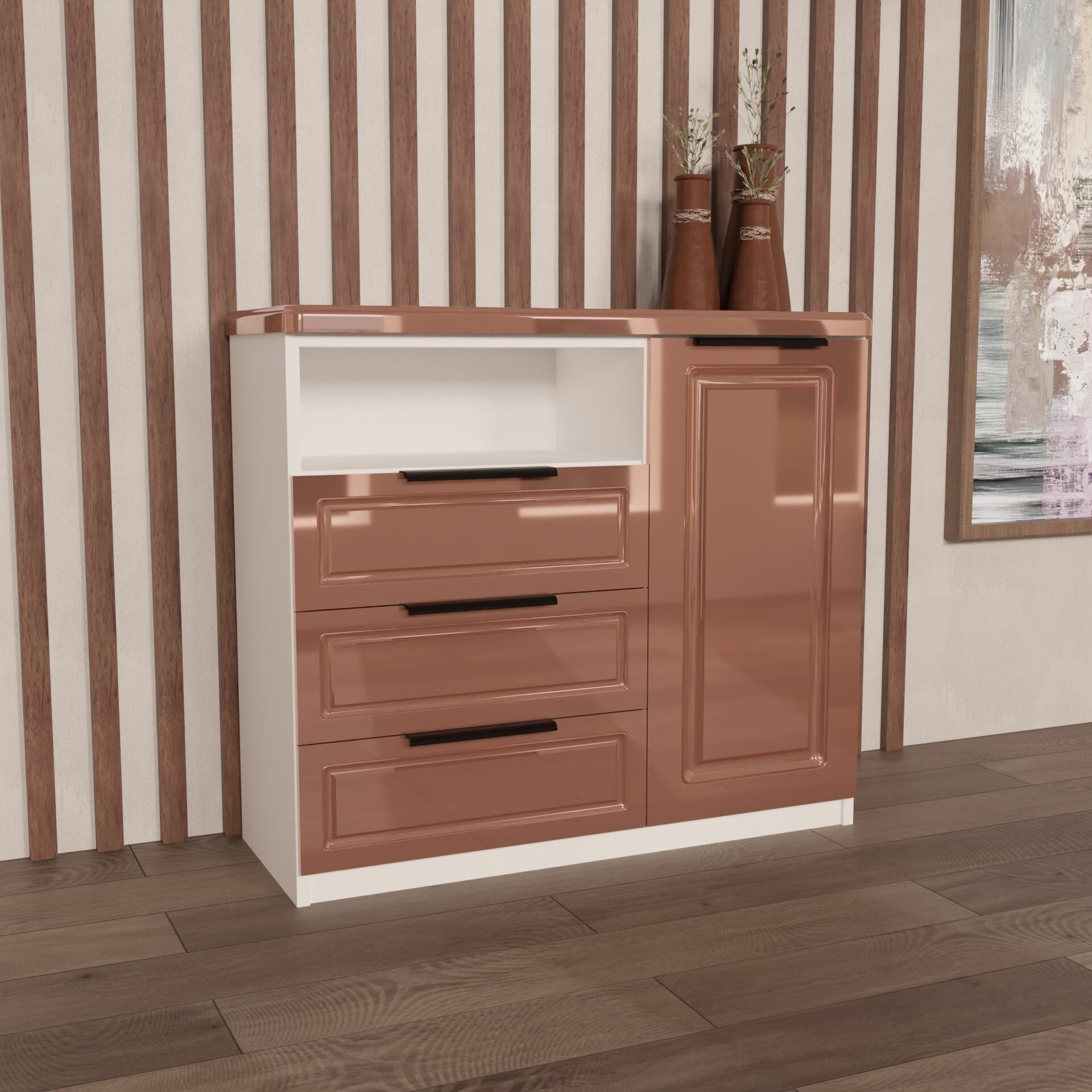 Комод 1000 Катерина профильные ручки