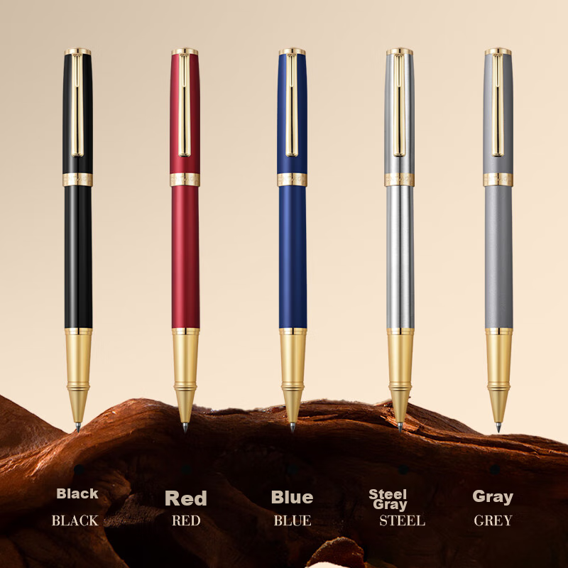 [Back to School Gift] Montagut Signature Pen, Business Office Ballpoint Pen, Creative Bookmark Gift Box, Gift Set, Writing Signature Pen, Lijia Series, Black