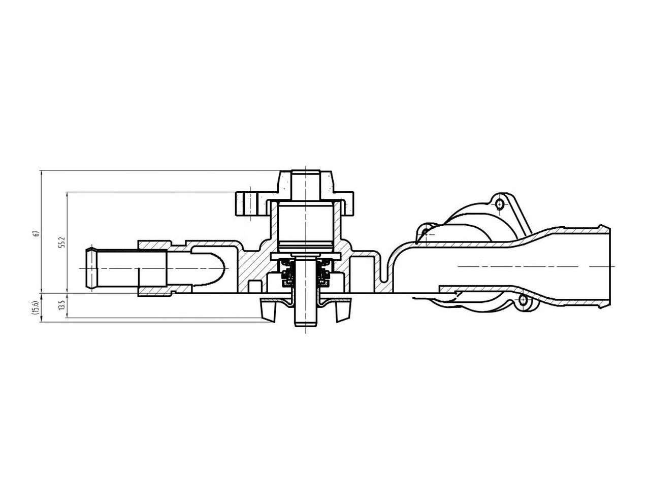 UNIO WAP-10035 (1334145 / 1334166 / 1740084E00) помпа водяная Opel (Опель) Astra (Астра) g, h 04-, Corsa (Корса) c, d 03-, Meriva