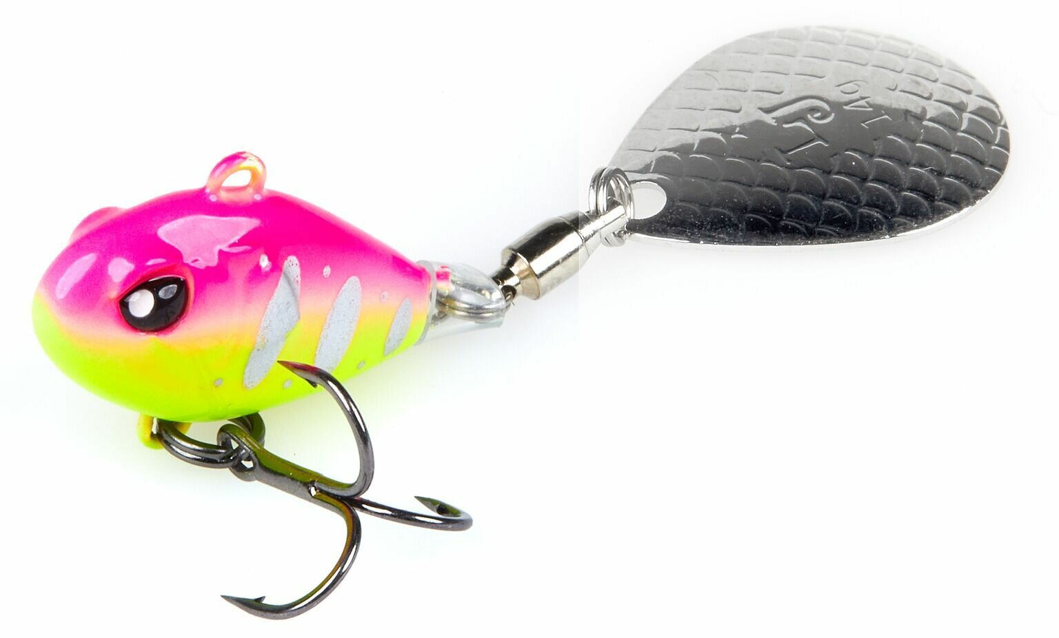 Блесна на окуня тейл-спиннер Lucky John BASARA TAIL SPIN 05.0г 010 в блистере набор приманок на форель голавля в небольших речках и озёрах , снасти рыболовные для зимней и летней рыбалки