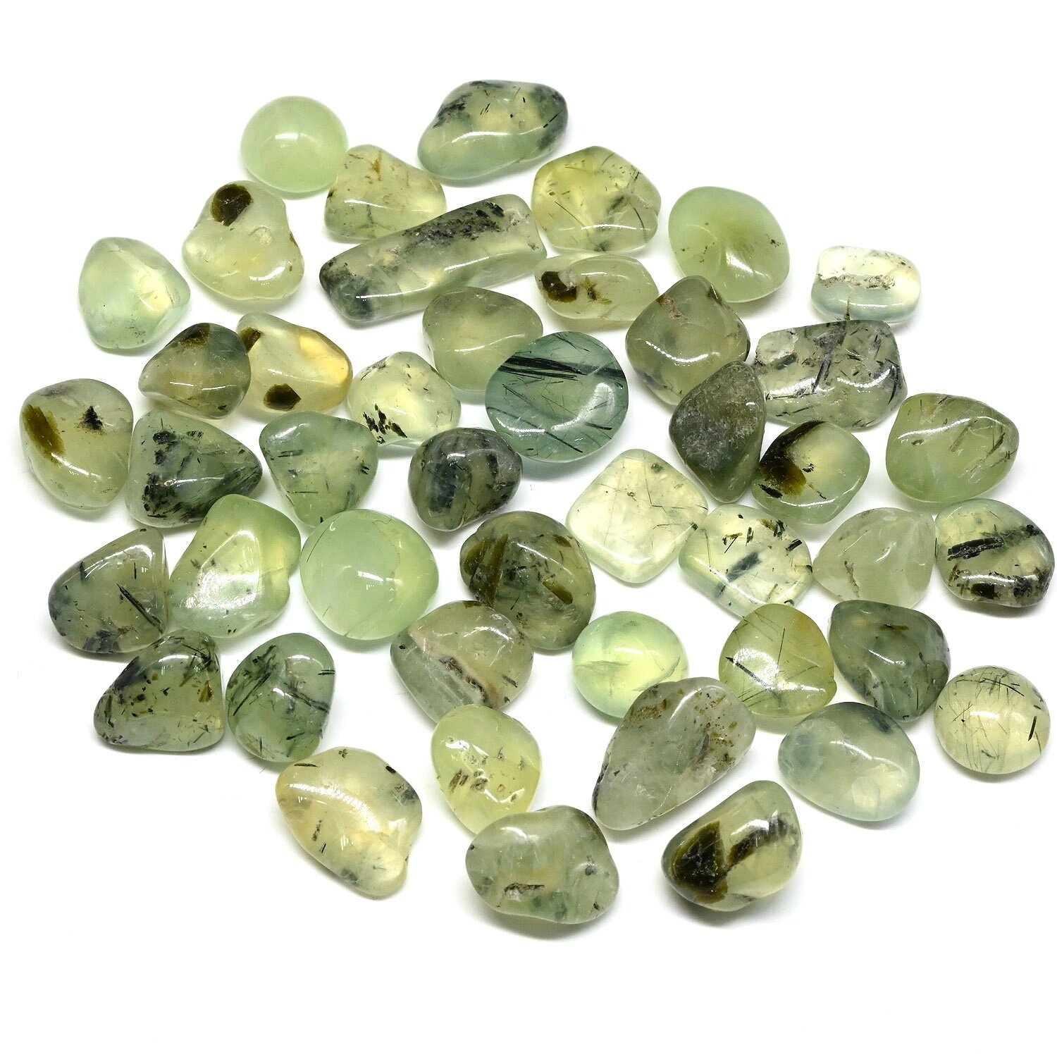 Пренит галтовка фракция 8-15мм, упаковка 100г .