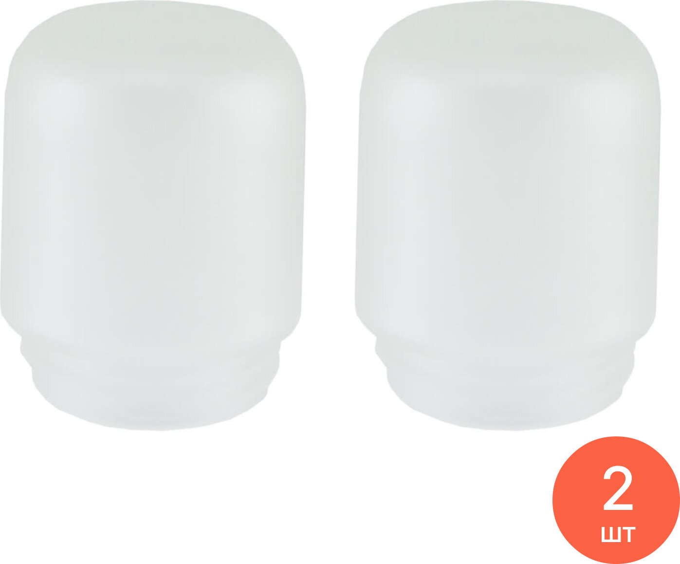 Рассеиватель TDM Electric / ТДМ Электрик для НПБ-400, стекло, прозрачный, размером 80×80×210мм / освещение (комплект из 2 шт)