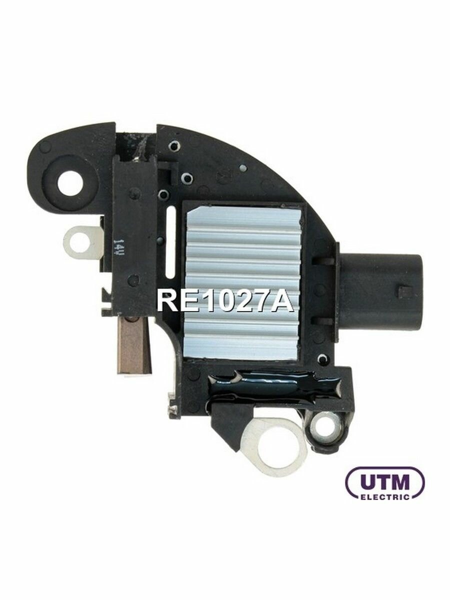 Регулятор генератора UTM RE1027A, для Opel, Vauxhall, металл, пластик, черный