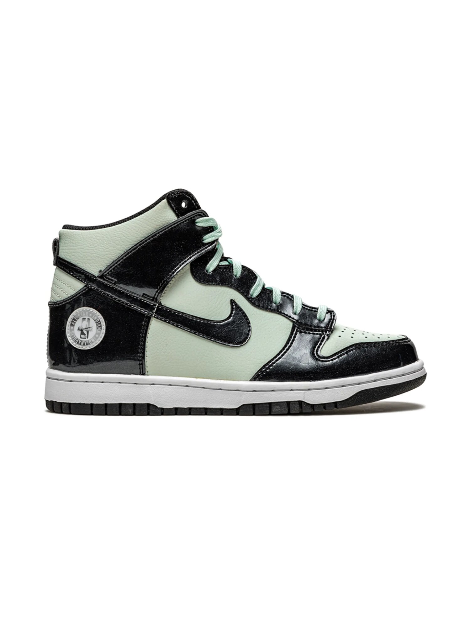Кроссовки NIKE Dunk High SE GS, размер 36 EU, зеленый, — фото 1