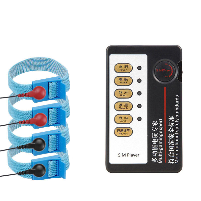 [Серия электрошокеров с дистанционным управлением] Электрошок синее кольцо мужской мастурбатор оргазм замок сперма кольцо SM реквизит секс-игрушки