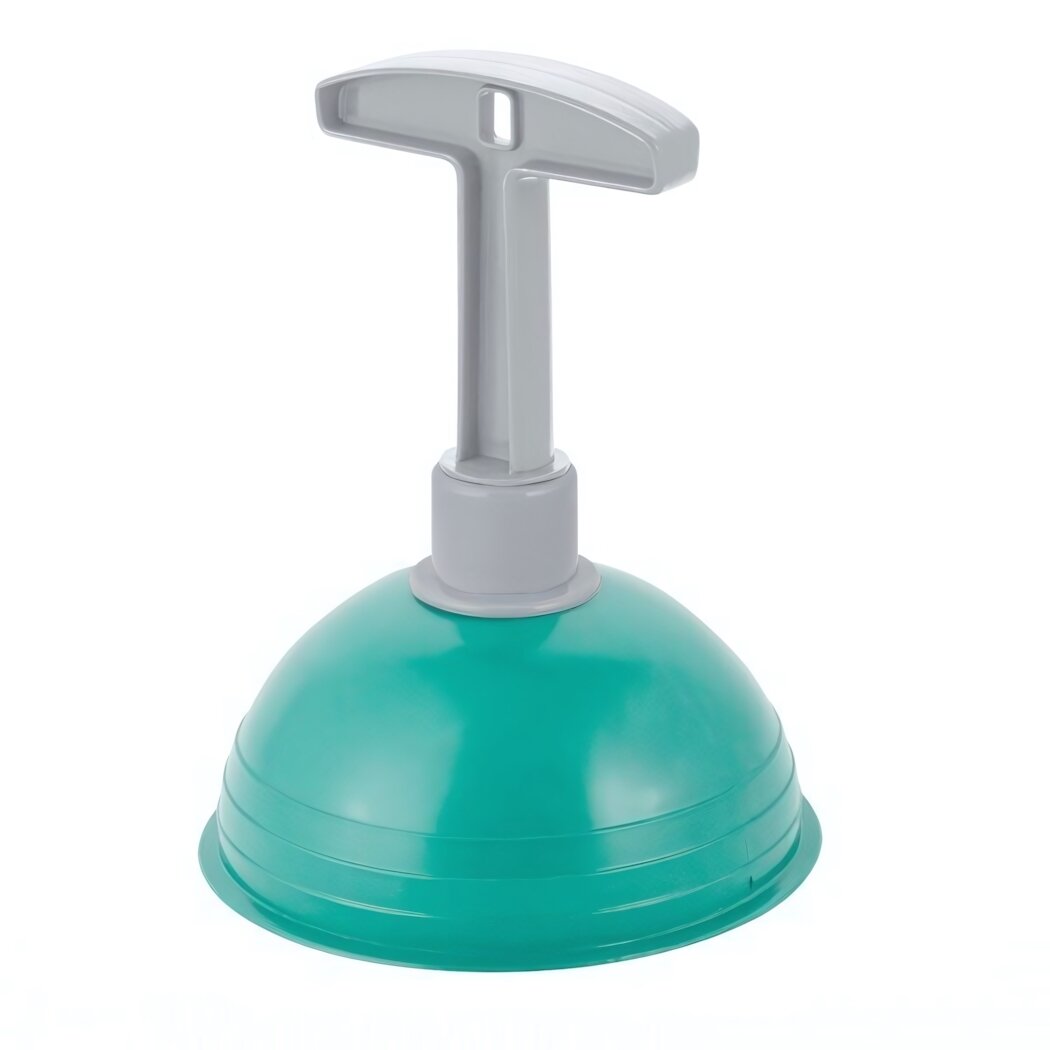 Вантуз Disco аквамарин, 14,5 см, для прочистки труб, безопасный