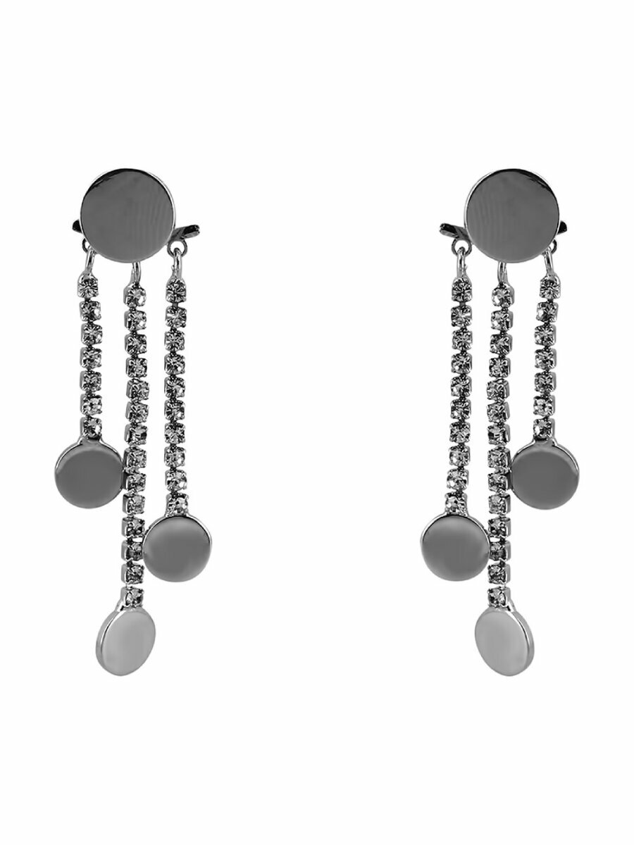 Серьги с подвесками, стекло