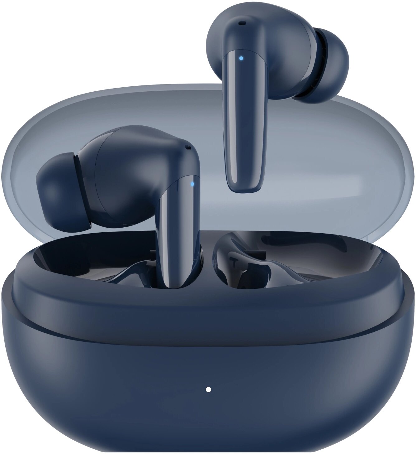 Наушники беспороводный TECNO Buds 4 BD04 т. ночь в ушной раковине