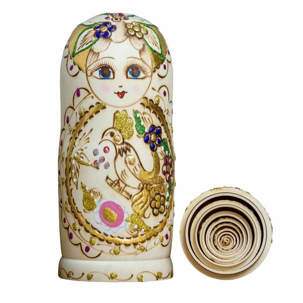 Русские матрешки, 10 шт, ручная роспись, игрушка, традиционная матрешка, штабелирование