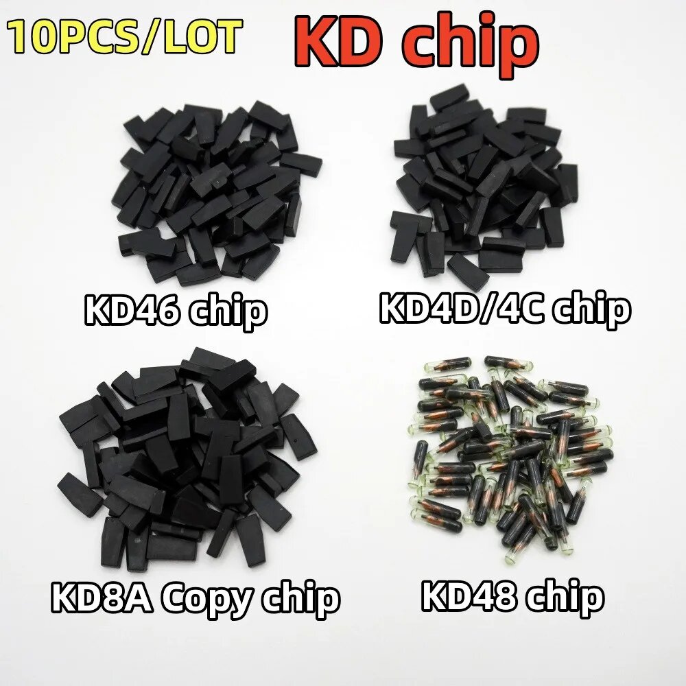 10 шт. чип транспондера KEYDIY KD46 для ключей