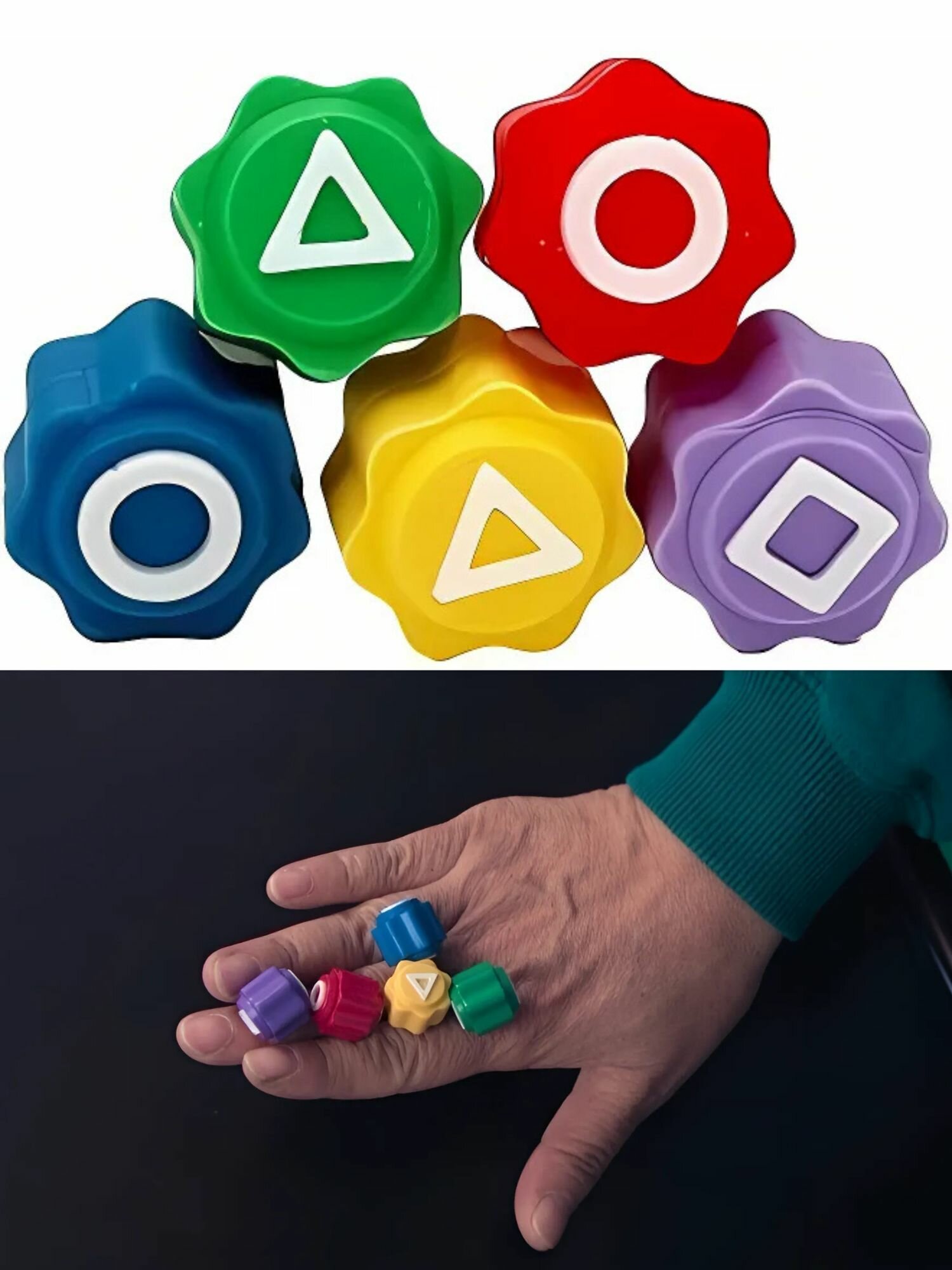 Набор игральных костей Гонги для развития ловкости и концентрации, как в "Игре в кальмара", корейская традиционная игра для детей и взрослых