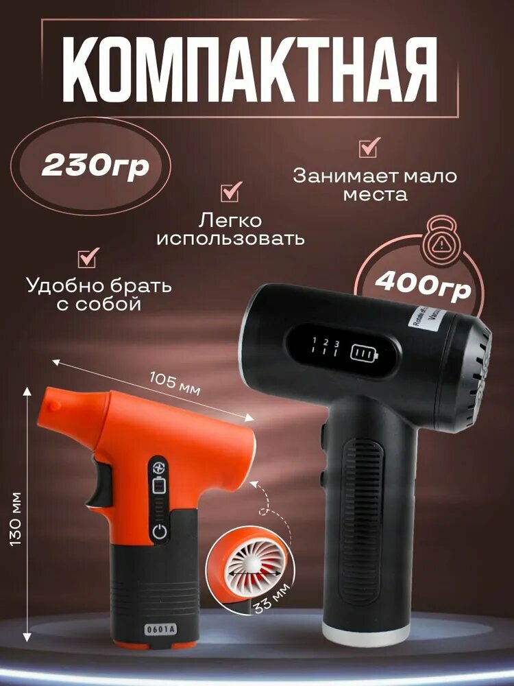 Воздуходувка аккумуляторная #Чрезвычайно сильные ветры #портативный