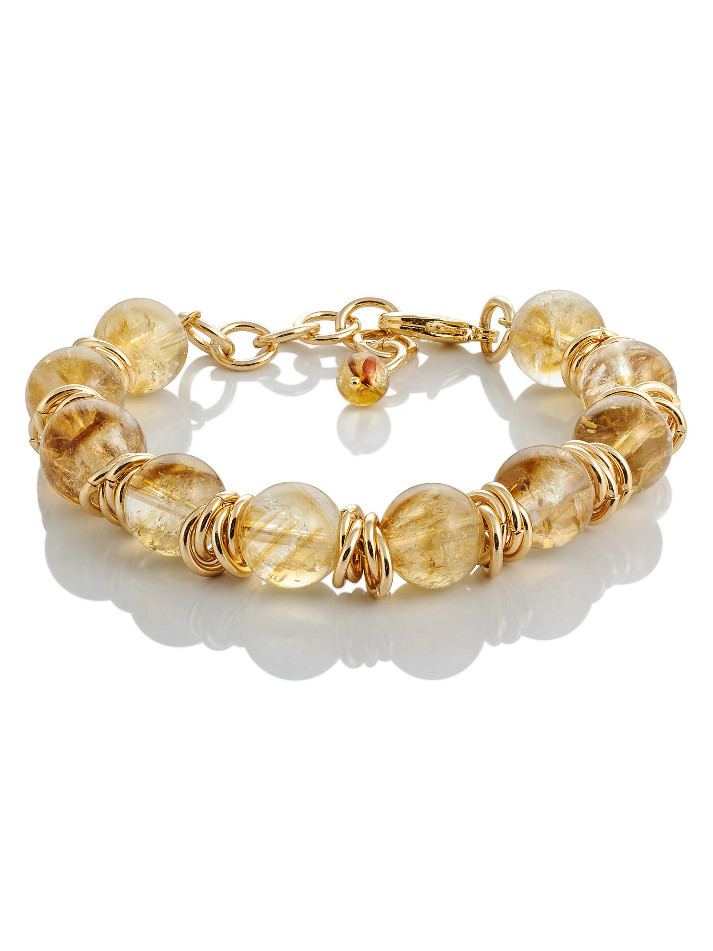 Браслет, цитрин