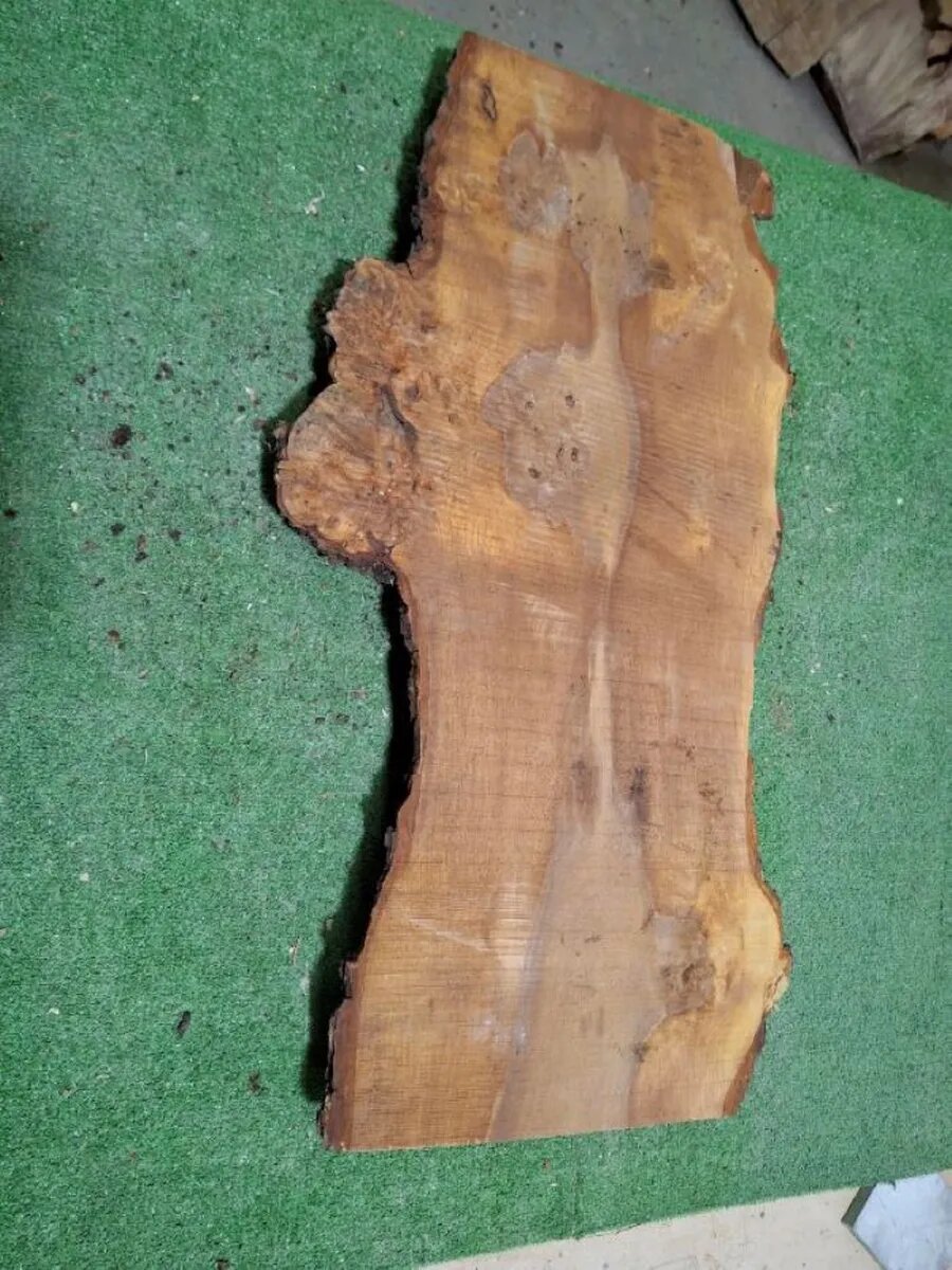 Слэб массив каповая ольха (800-470-60мм)