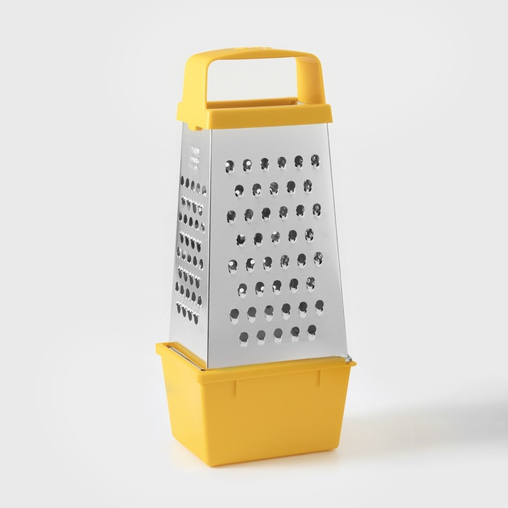 Тёрка «Комфорт», 4 грани и контейнер 450 мл, 11×8,5×27 см, цвет микс