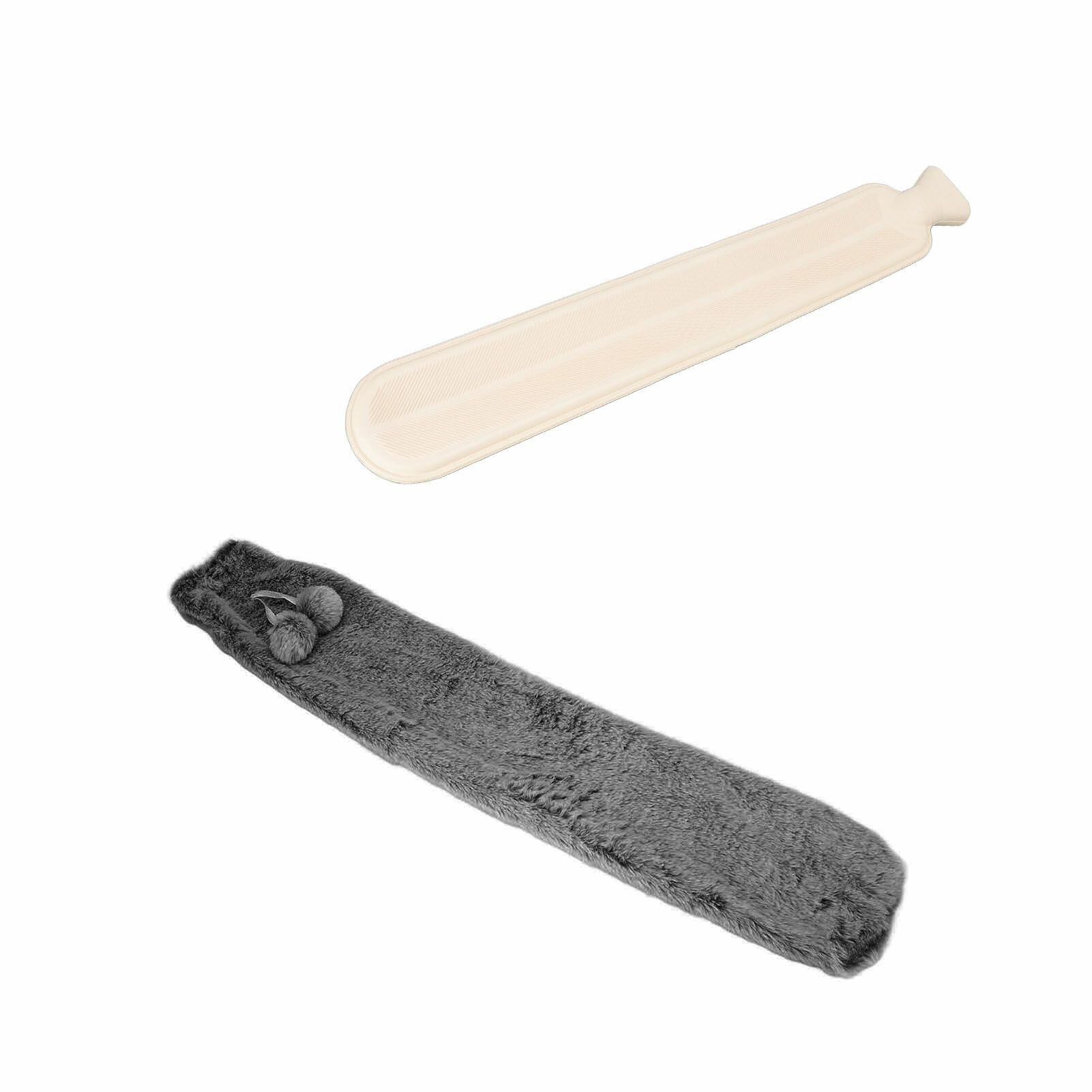 2000МЛ Резиновая плюшевая горячая водяная бутылка для рук, против взрывов, зима