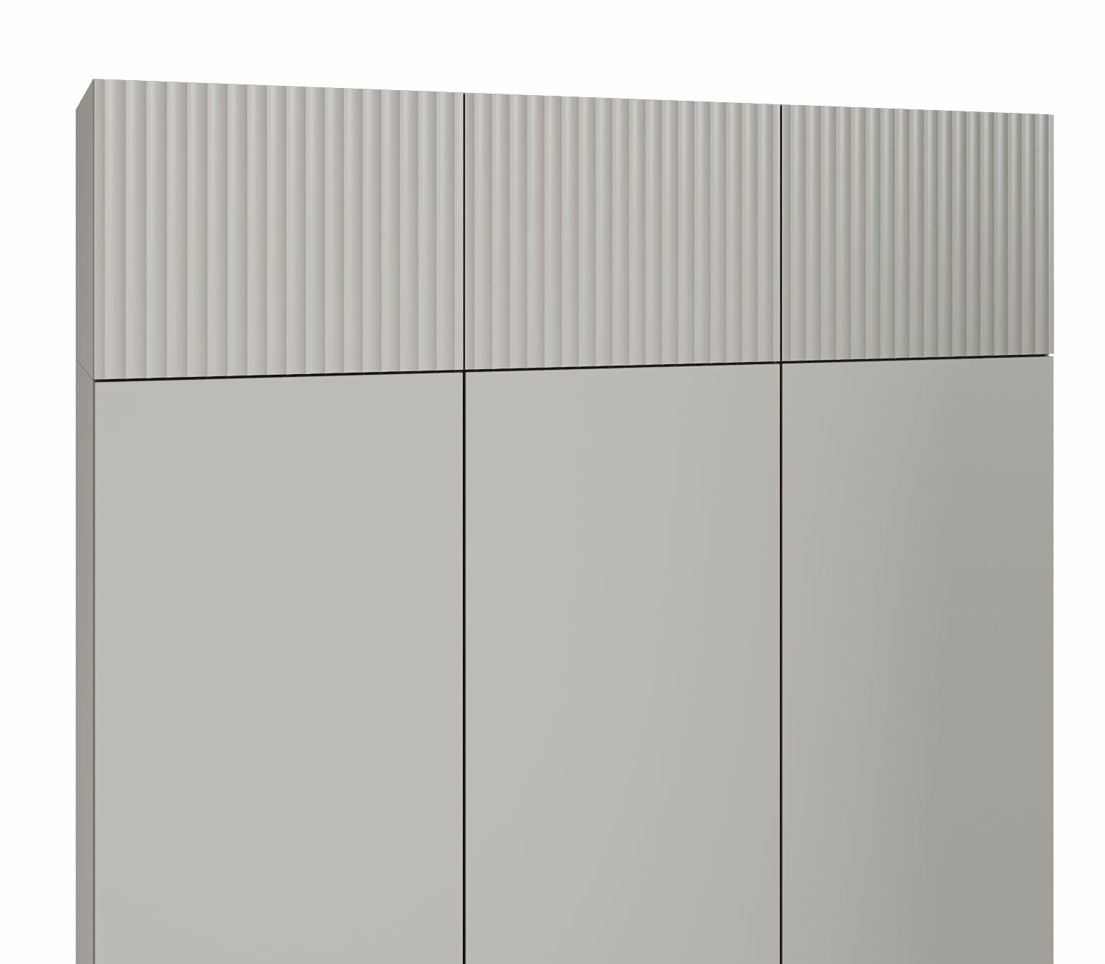 Антресоль Владимирская мебельная фабрика "Адалин", ЛДСП, доводчики, скандинавский стиль, 37 кг