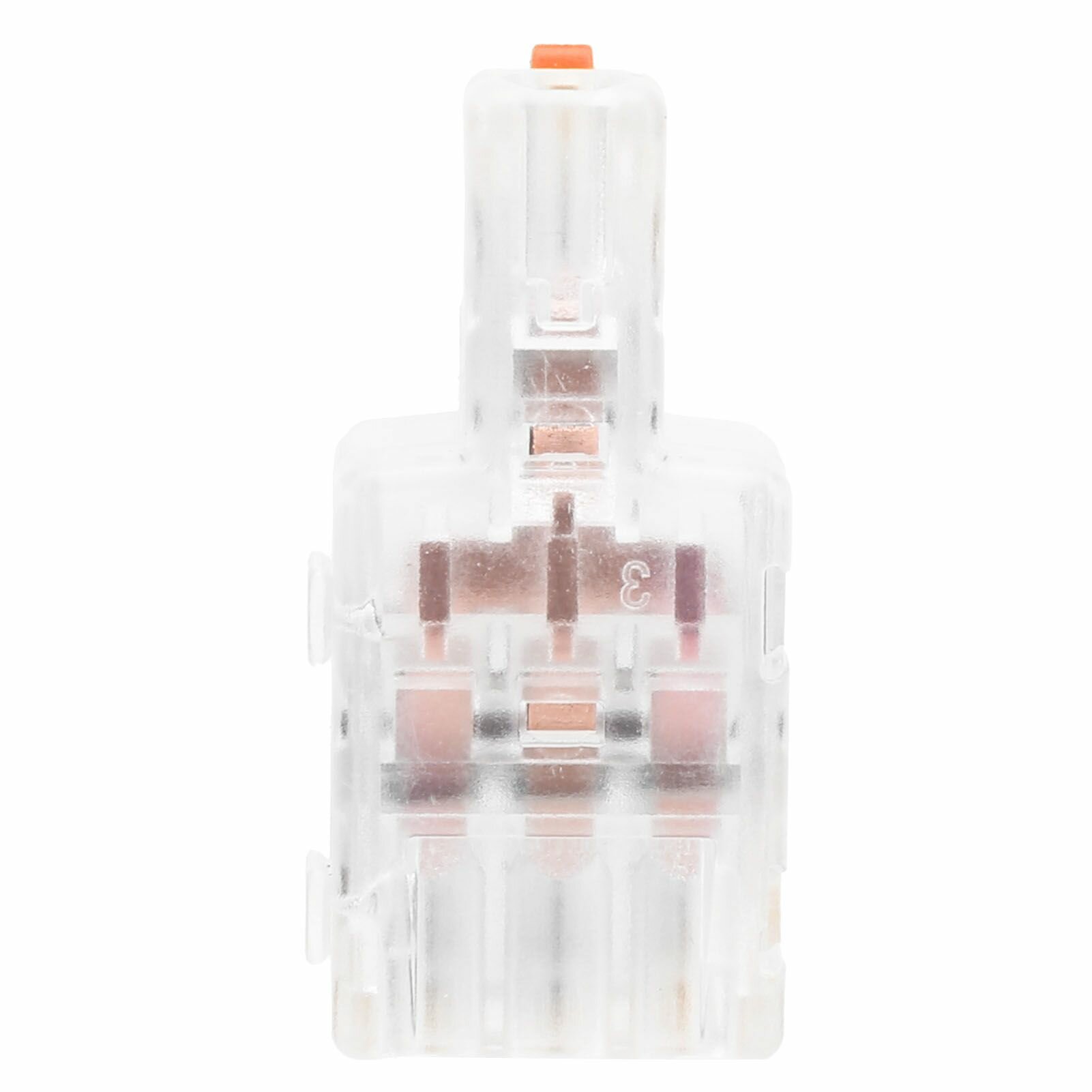 20 шт. Разъем для провода SPL 1 в 3 выхода, пресс-разветвитель, клеммная колодка для проводников Т-типа (оранжевый)