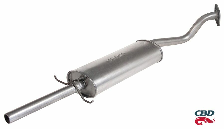 Глушитель основной Lanos СВD нерж овальная банка GAL018