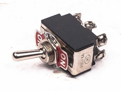 Тумблер Г 53 УАЗ 3 х полож. 2 х полюсный металл под винт 5126.3709