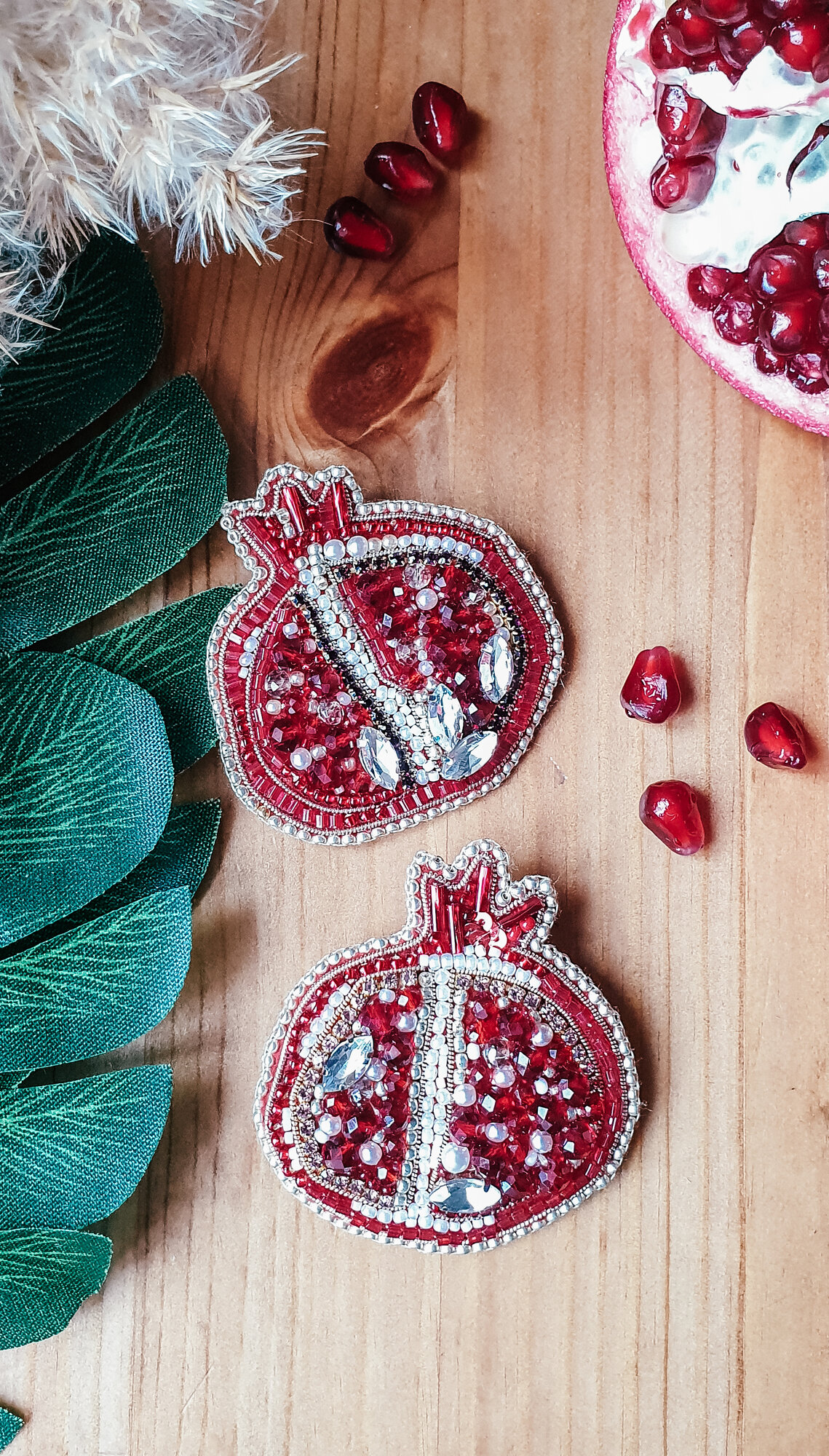 Брошь, Swarovski Zirconia