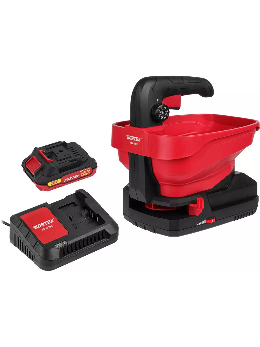 Разбрасыватель аккумуляторный CSP 1805 ALL1 с аккумулятором и зарядным устройством (1334495)