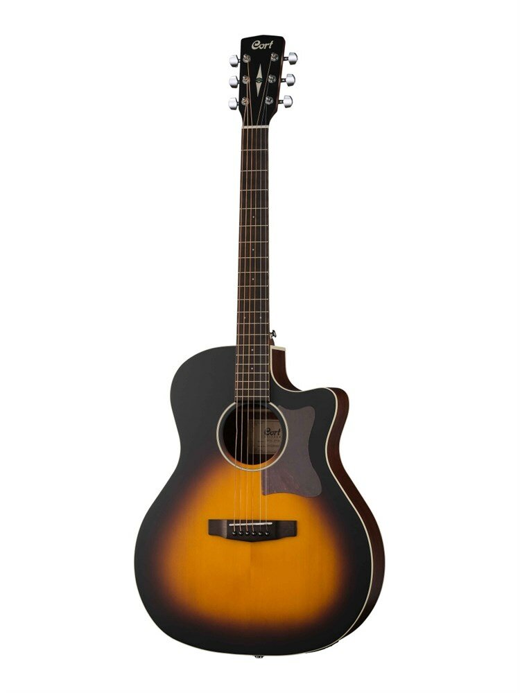 Cort GA1E-OPSB Grand Regal Series Электроакустическая гитара, санберст