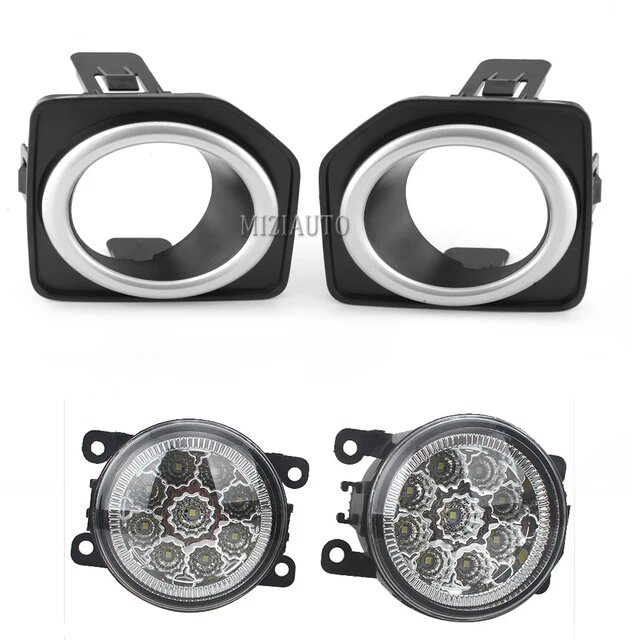 Противотуманные фары для Land Rover Freelander 2 LR2 2013 2014 2015 2016 светодиодные фары Автомобильные противотуманные фары Противотуманные фары Крышка корпуса рамы covers and fogs 1