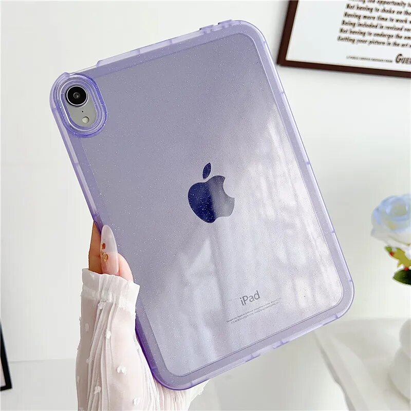 Для ipad 10th 9 8 7 6 5 9,7 дюйма 10,9 дюйма Generation Pro 11 Air 5 4 3 Mini 6 4 5 Чехлы Матовая полупрозрачная задняя крышка Funda