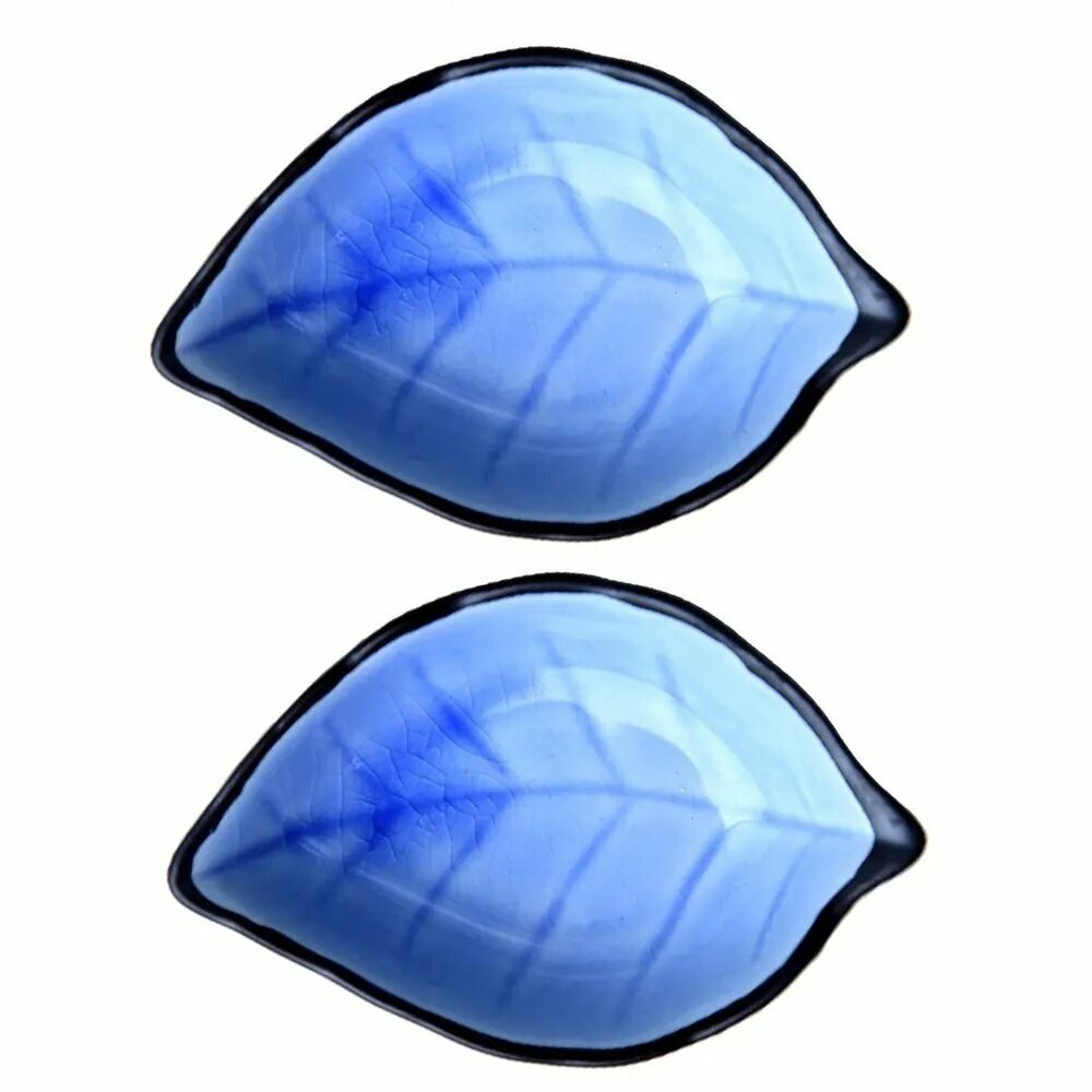 Керамические чернильницы с листьевидным дизайном для каллиграфии, 6 штук