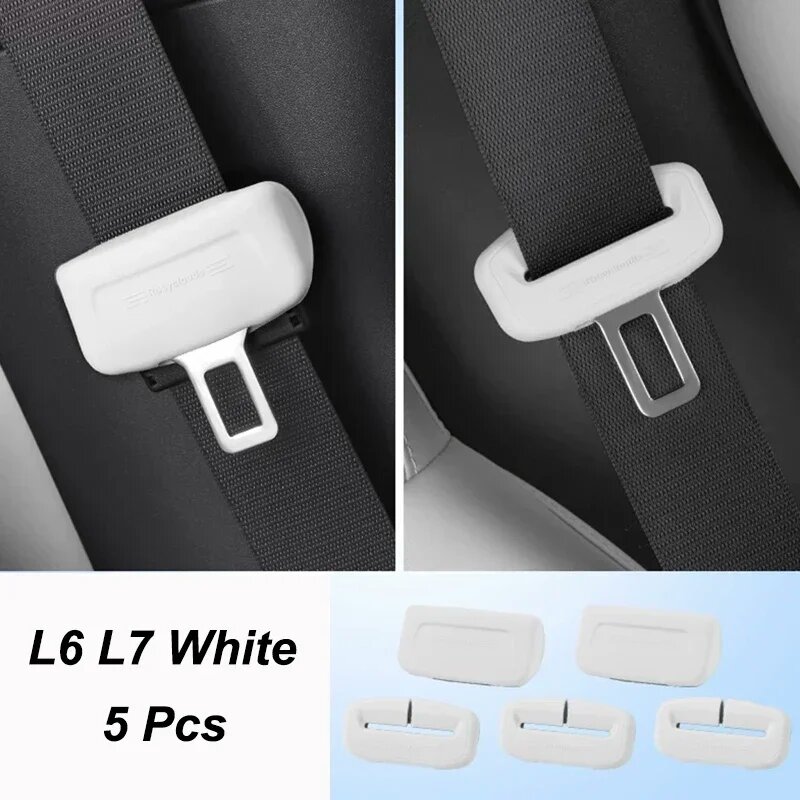 Защитный чехол на ремень безопасности L6 L7 White, 5 шт.