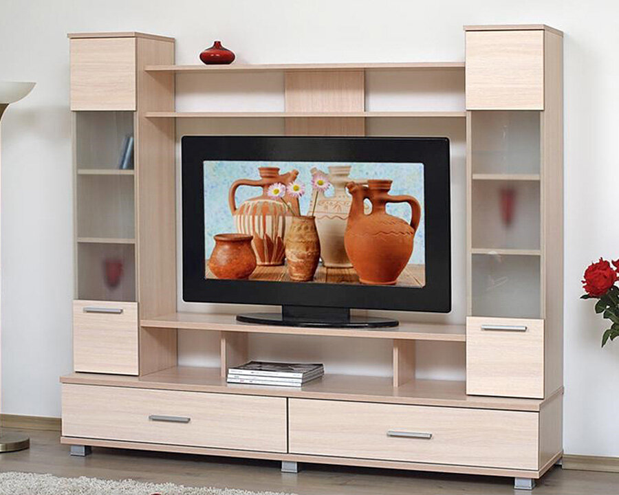 Гостиная Виника (710653) NEW 173x41x152 см, розовый Дом мебели для вас в наличии