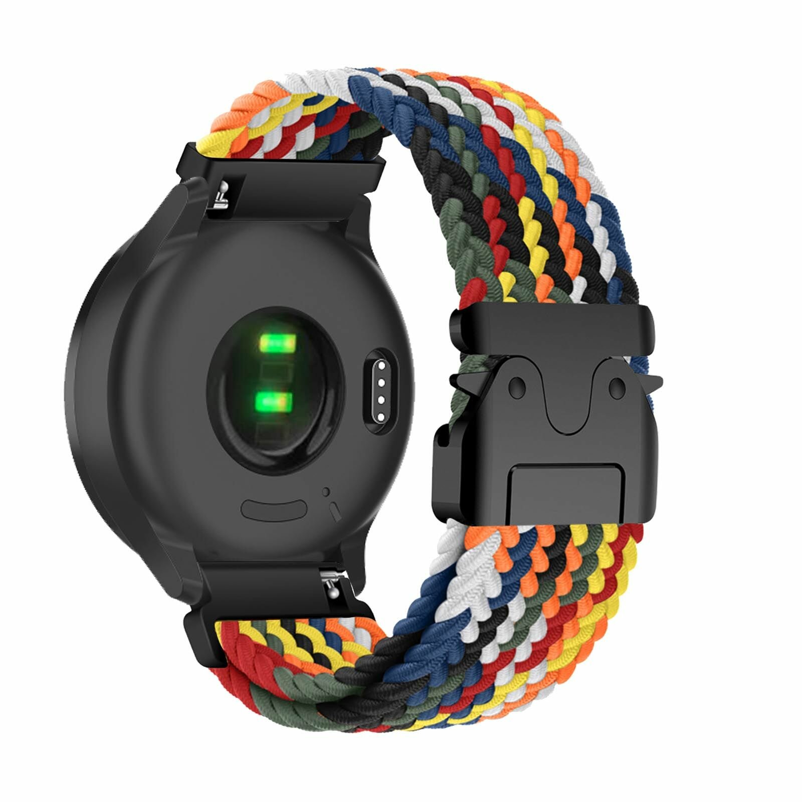 Нейлоновый ремешок для Garmin Venu 2S/Venu 3s/Vivoactive 4s/Vivoactive 3s регулируемая замена ремешка