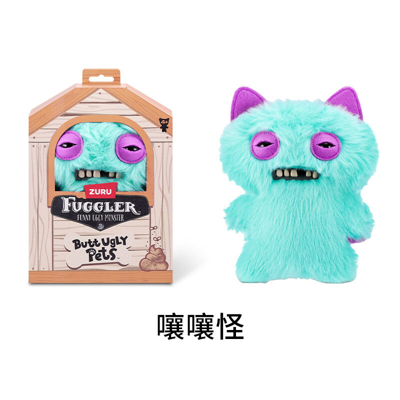Fuggler Cute Teeth Monster 15731pets Pet Cat Rabbit Плюшевая кукла Уродливая милая забавная модная игрушка-кукла