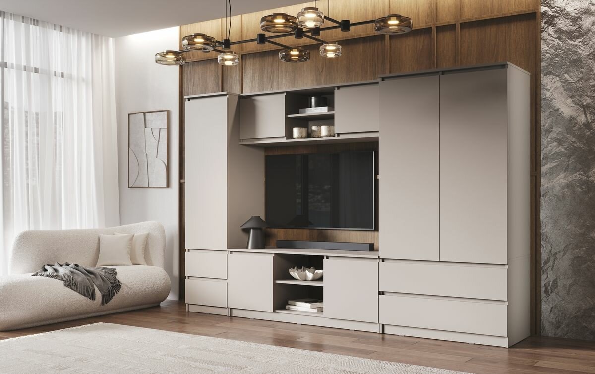 Комплект мебели для гостиной Челси (Кашемир, Кашемир)