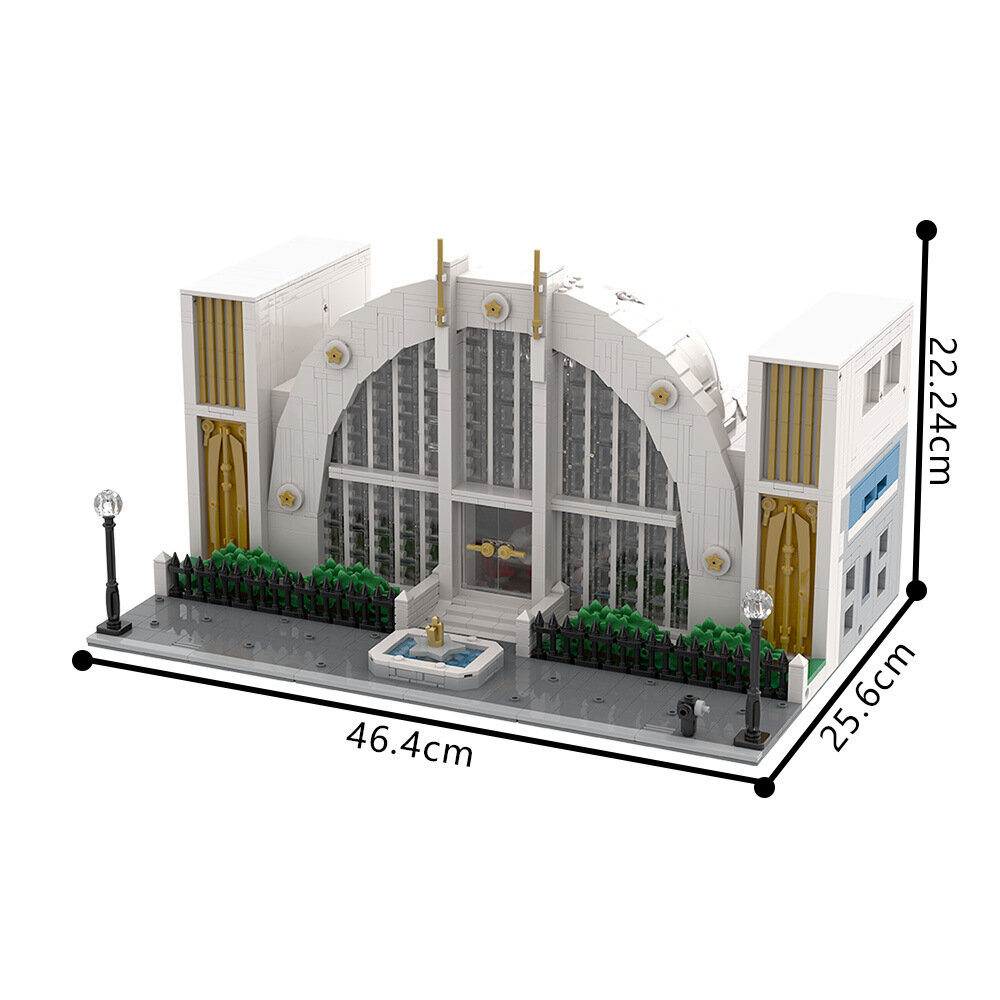 MOC-223163 Супермен DC-Зал правосудия, строительные блоки, игрушки, Зал правосудия, дропшиппинг