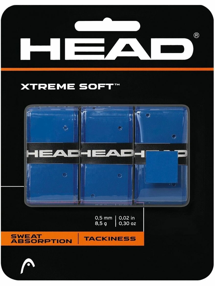 Овергрипы Head XtremeSoft Grip Overwrap Унисекс 285104-BL BL