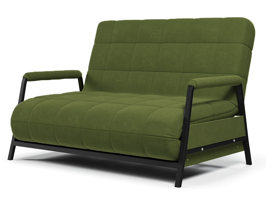 Диван-кровать-шезлонг Avanti Loft 100 Инфинити Хаки(105х85х95, СМ100х200) NoveltiRus раскладной, металлокаркас, ППУ+латы